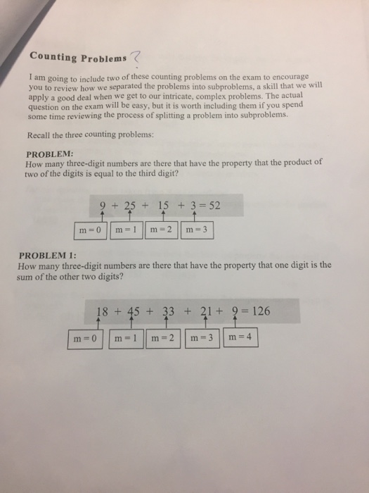 Solved PROBLEM 2: How many three-digit numbers are there | Chegg.com