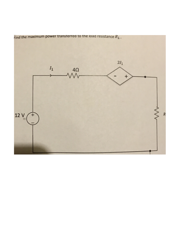 Solved Find the maximum power transferred to the load | Chegg.com