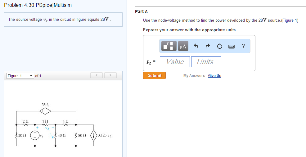 Solved PSpice|Multisim The source voltage vg in the circuit | Chegg.com Solved PSpice|Multisim The source voltage vg in the circuit | Chegg.com