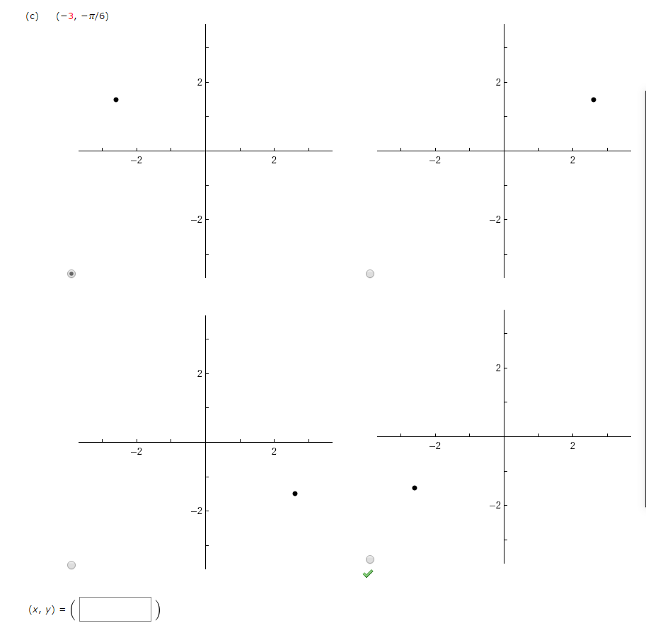 Solved Plot the point whose polar coordinates are given. | Chegg.com Solved Plot the point whose polar coordinates are given. | Chegg.com