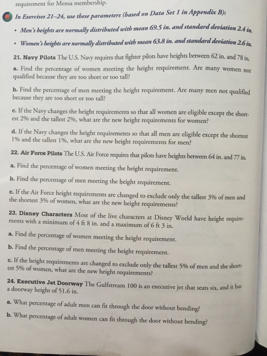 Solved In Exercises 21-24, use these parameters (based | Chegg.com