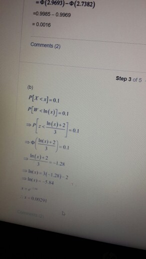Solved 2.9693)-(2.7382) -0.9985-0.9969 0.00 16 Comments (2) | Chegg.com
