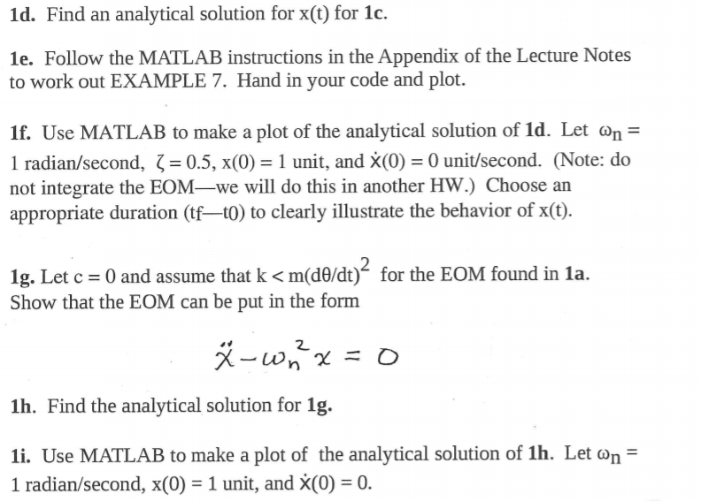 Solved 1. Mass-Spring-Damper in a Spinning Tube A particle, | Chegg.com