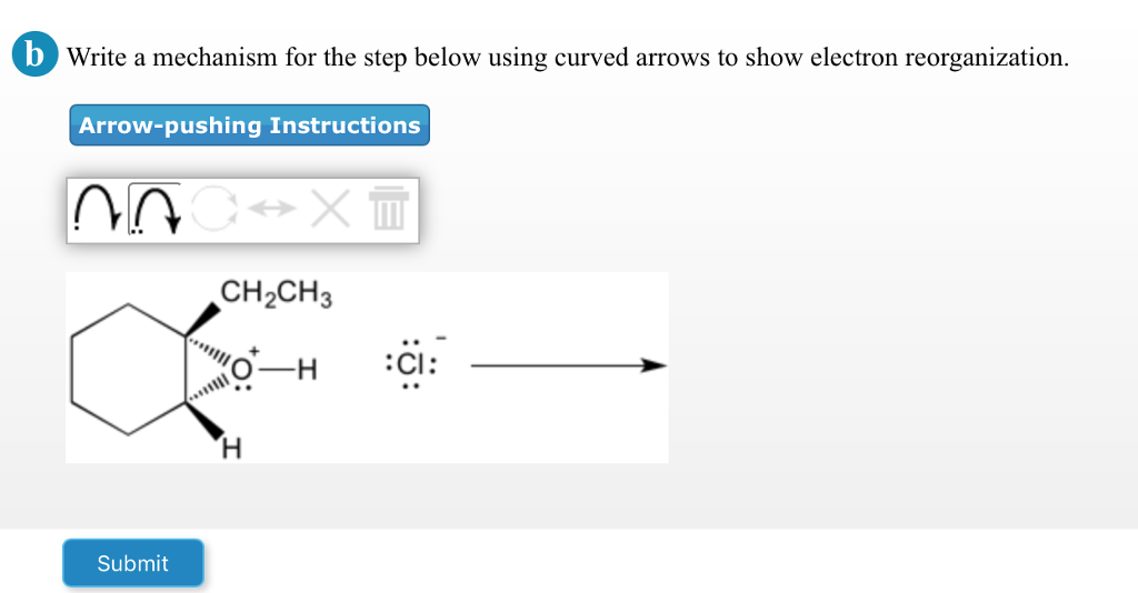 Solved Write a mechanism for the step below using curved | Chegg.com