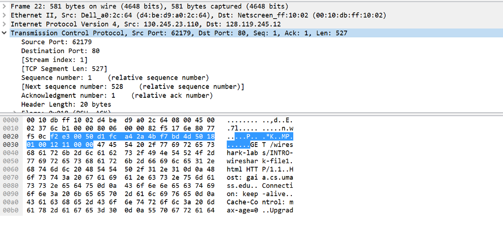 Solved How many corresponding bytes are highlighted in the | Chegg.com