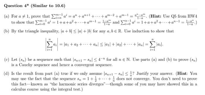 Solved For a not equal to 1, prove that sigma^m - 1_i = n | Chegg.com