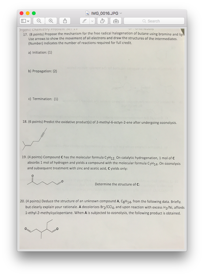 Solved 18. Predict the oxidative product of | Chegg.com