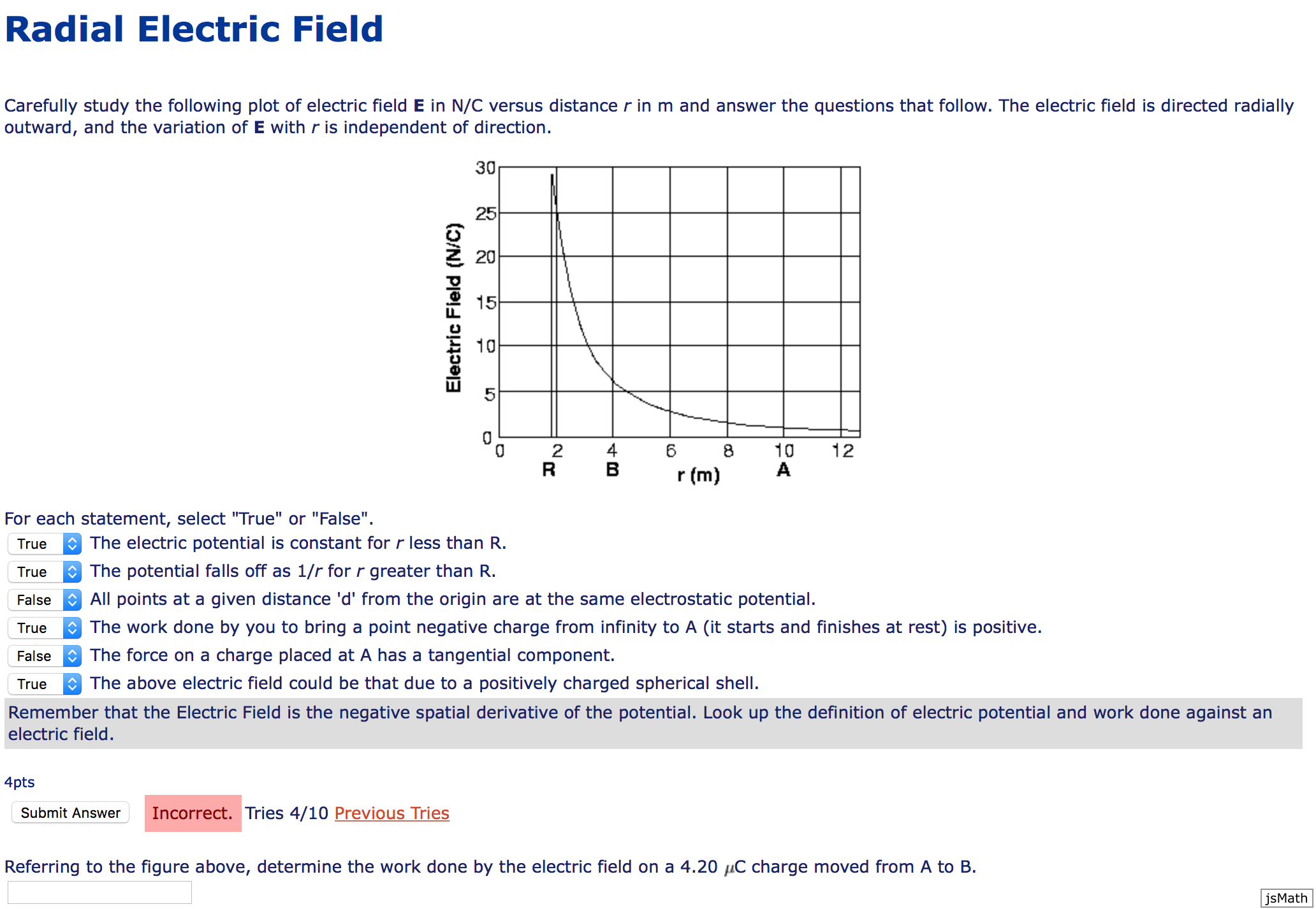 Solved Carefully study the following plot of electric field | Chegg.com