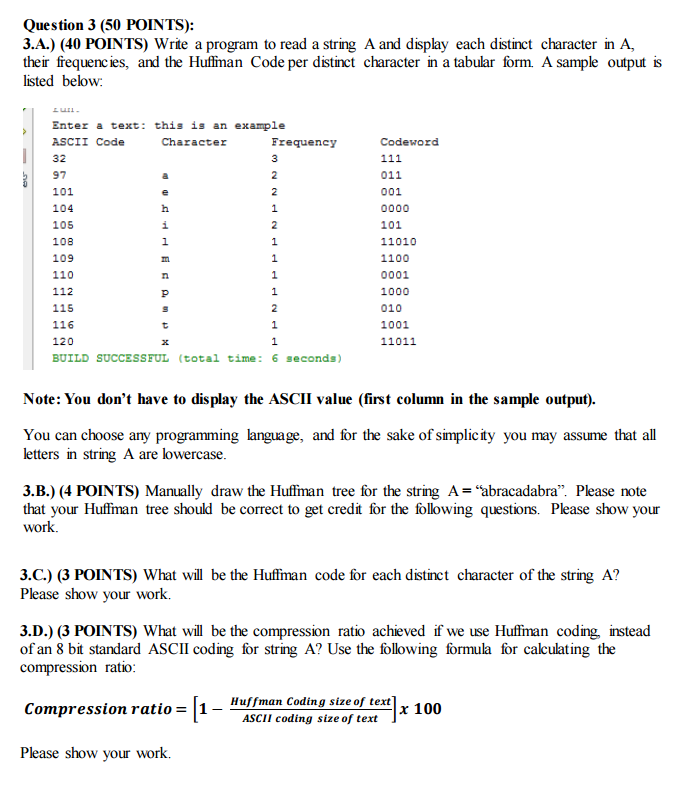Solved Write a program to read a string A and display each | Chegg.com