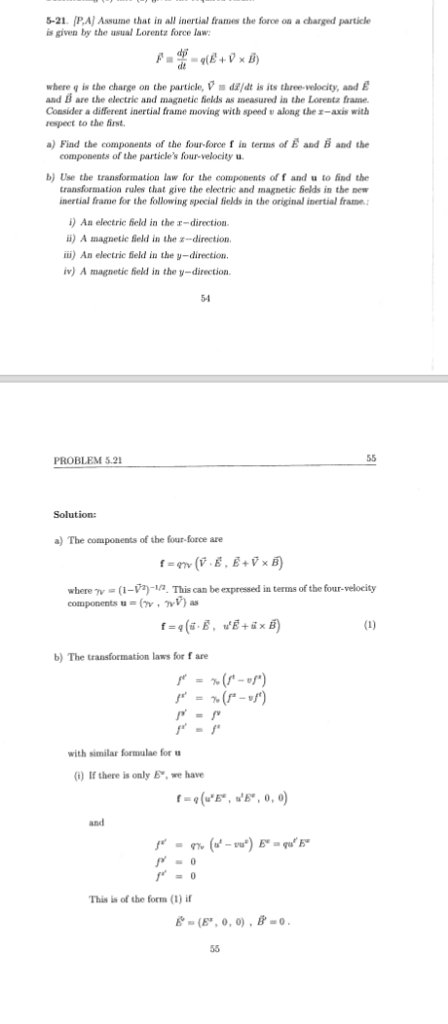 Solved Relativity: can I get more detailed solution of the | Chegg.com