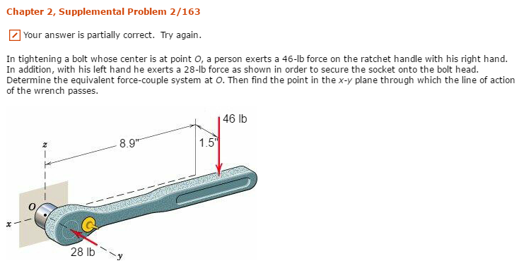 Solved Chapter 2, Supplemental Problem 2/163 Your answer is | Chegg.com