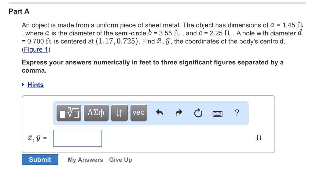 Solved ± Composite Bodies Learning Goal: To be able to find | Chegg.com