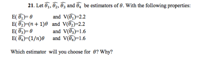Solved Let theta_1, theta_2, theta_3 and theta_4 be | Chegg.com