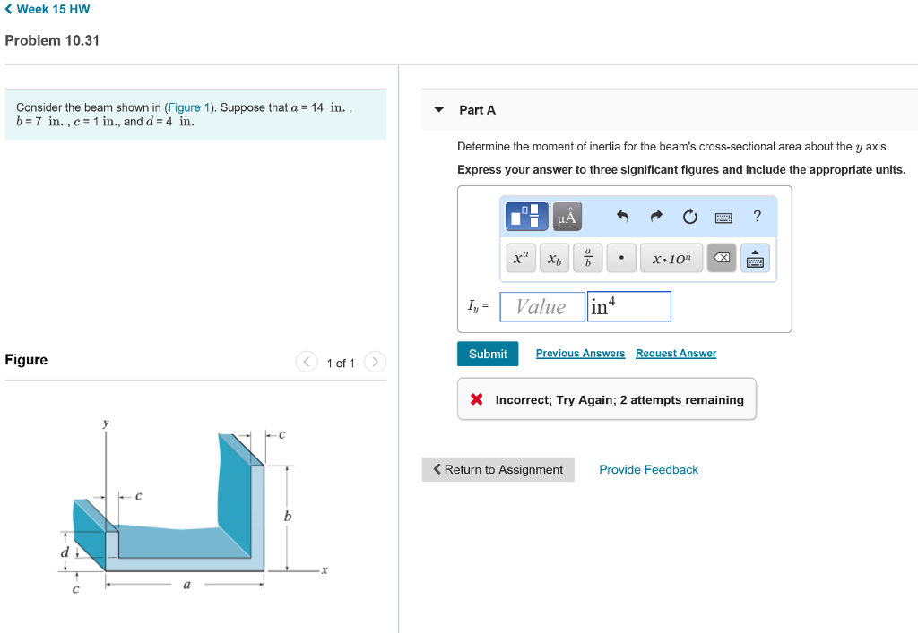 Solved Consider the beam shown in (Figure 1). Suppose that a | Chegg.com Solved Consider the beam shown in (Figure 1). Suppose that a | Chegg.com