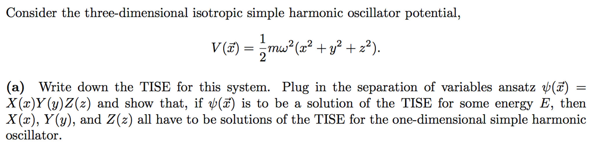 Solved Consider the three-dimensional isotropic simple | Chegg.com
