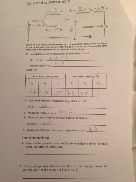 Solved Calculate effective resistance of equivalent circuit | Chegg.com