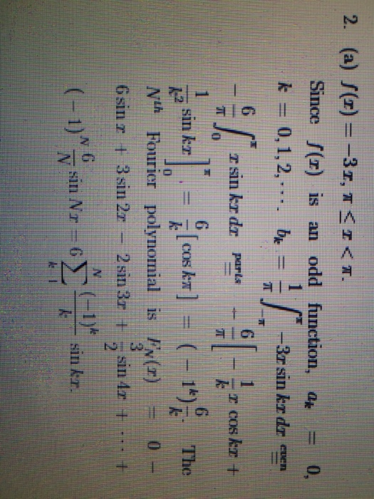 Solved 2. For each of the following functions, find the nth | Chegg.com
