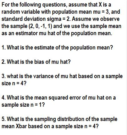Solved For the following questions, assume that X is a | Chegg.com