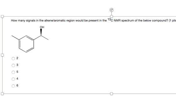Solved How many signals in the alkene/aromatic region would | Chegg.com