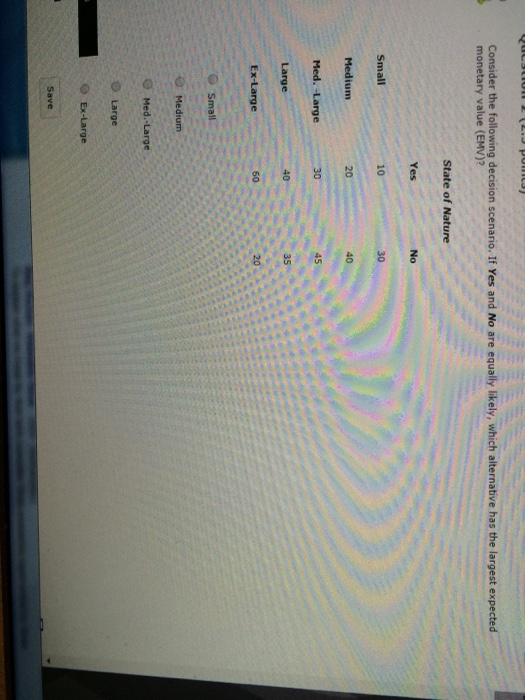 Solved Consider the following decision scenario. If Yes and | Chegg.com Solved Consider the following decision scenario. If Yes and | Chegg.com