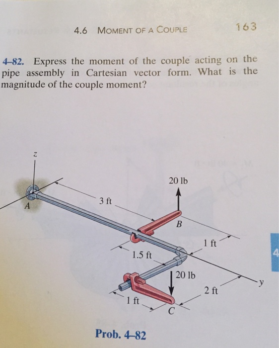 Solved Express the moment of the couple acting on the pipe | Chegg.com