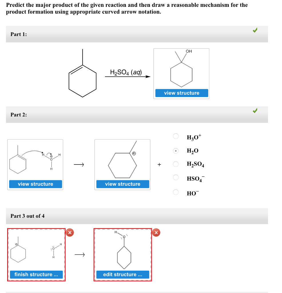 Solved Predict the major product of the given reaction and | Chegg.com