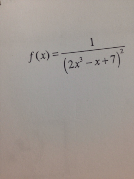 Solved Find f' (x) | Chegg.com
