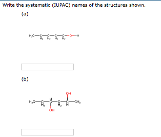 Solved Write the systematic (IUPAC) names of the structures | Chegg.com