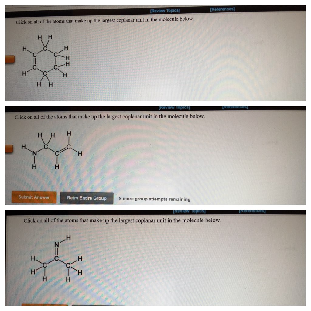 Solved Review Topics) References Click on all of the atoms | Chegg.com Solved Review Topics) References Click on all of the atoms | Chegg.com