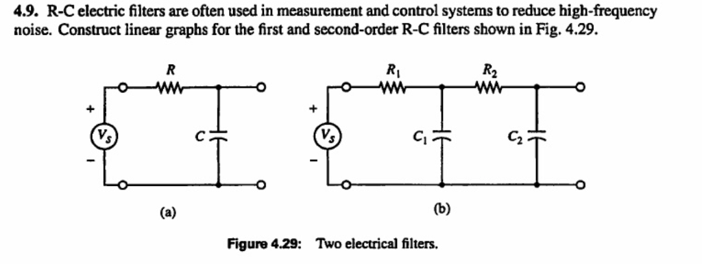 Solved 4.9. R-Celectric filters are often used in | Chegg.com