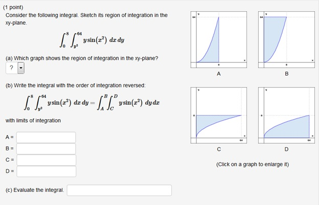 Solved Consider the following integral Sketch its region of | Chegg.com