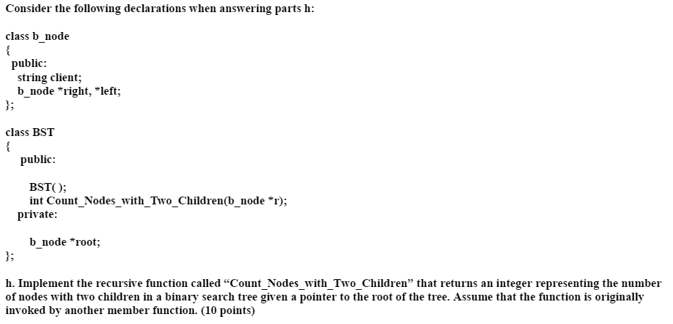 Solved Consider the following declarations when answering | Chegg.com