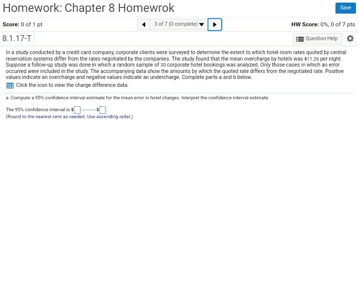Solved Homework Chapter 8 Homewrok Save Score 0 Of 1 Pt 1