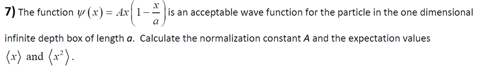 Solved The function phi(x) = Ax(1 - x/a) is an acceptable | Chegg.com