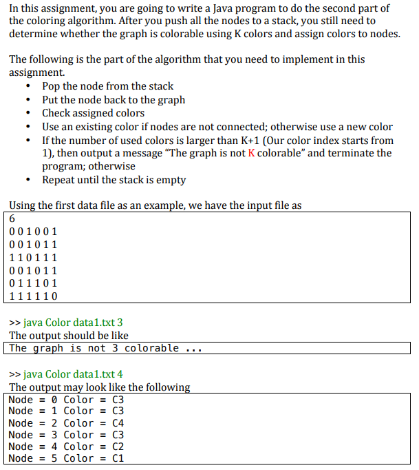 In this assignment, you are going to write a Java | Chegg.com