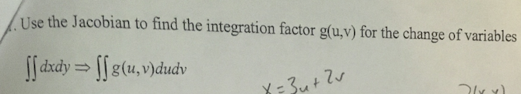 Solved Use the Jacobian to find the integration factor | Chegg.com