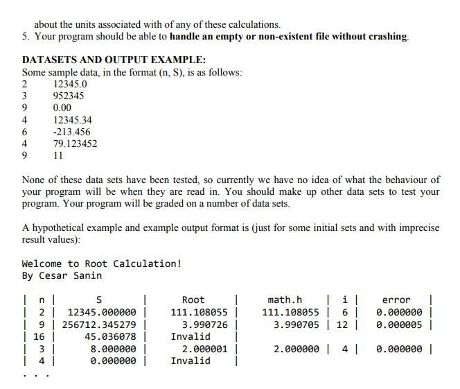 PROBLEM STATEMENT: You are to write a program that wi | Chegg.com