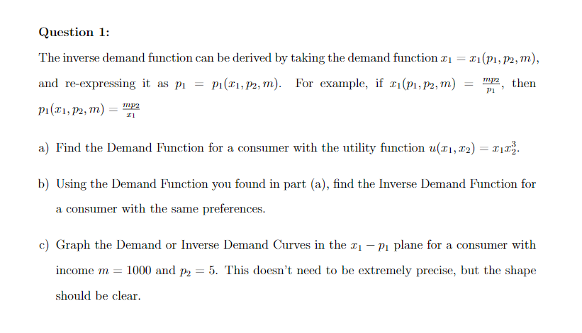 Solved Question 1: | Chegg.com