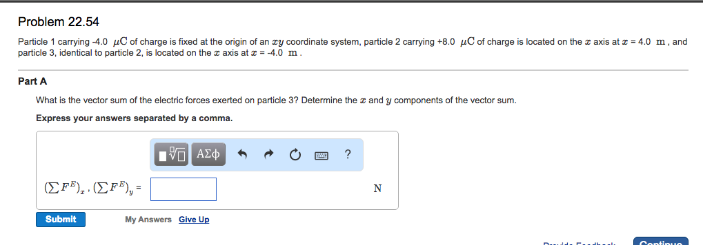 Solved Particle 1 carrying -4.0 μC of charge is fixed at the | Chegg.com