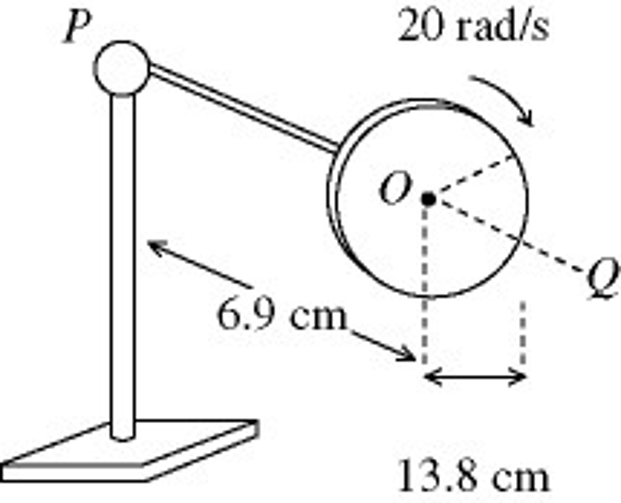 Solved In the figure, the rotor of a gyroscope is a uniform | Chegg.com