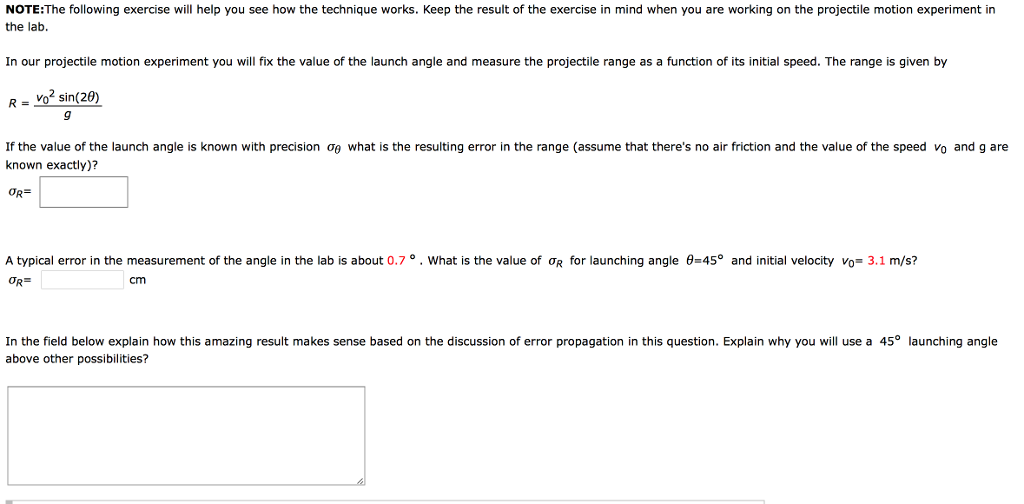 Solved A more complex error propagation So far in the lab | Chegg.com