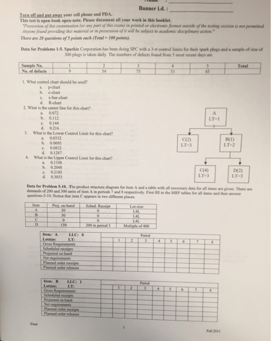 Solved This test is open-book open-note. Please document | Chegg.com