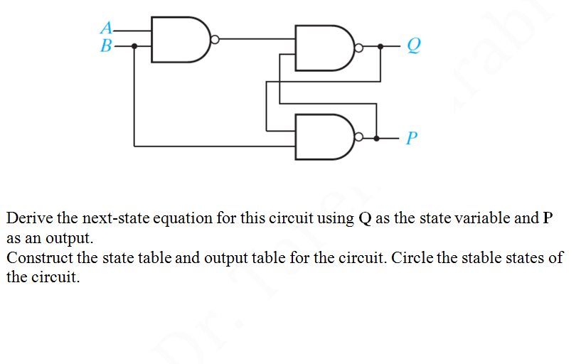 Solved Derive the next-state equation for this circuit using | Chegg.com