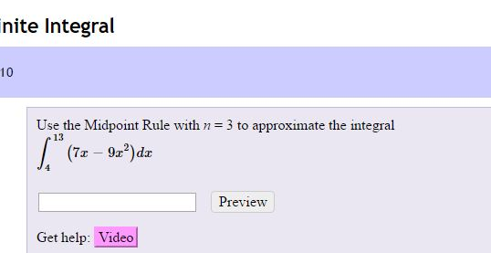 Solved Use the Midpoint Rule with n = 3 to approximate the | Chegg.com
