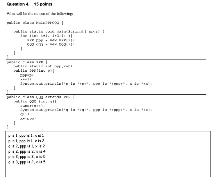 Solved What Will Be The Output Of The Following Public