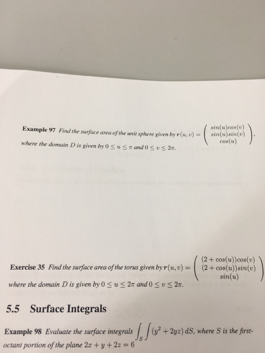 Solved Find the surface area of the unit sphere given by | Chegg.com