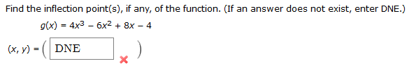 Solved Find the inflection point (s), if any, of the | Chegg.com