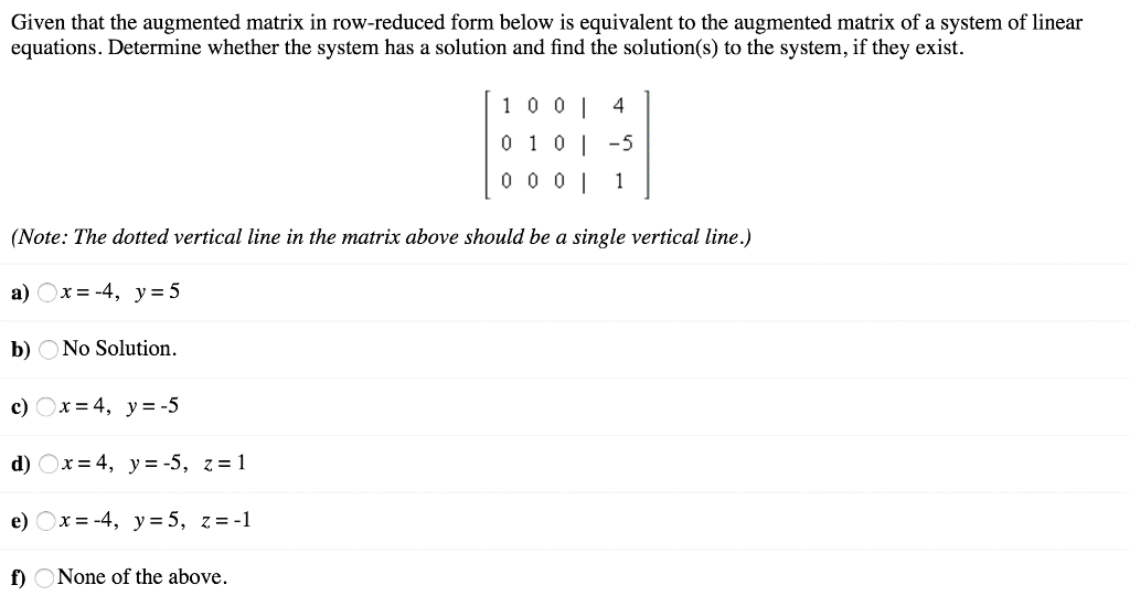 Gauss Jordan Elimination Practice Problems