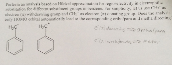 Solved Perform an analysis based on Huckel approximation for | Chegg.com