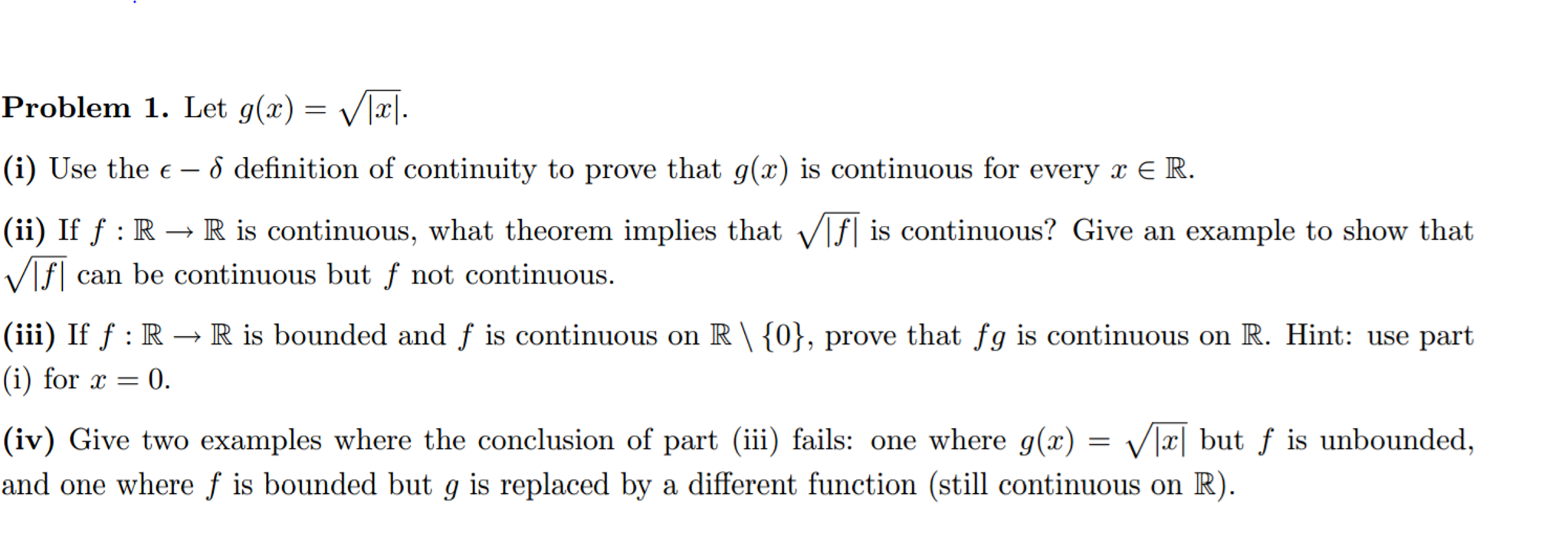 Solved Use the epsilon - delta definition of continuity to | Chegg.com